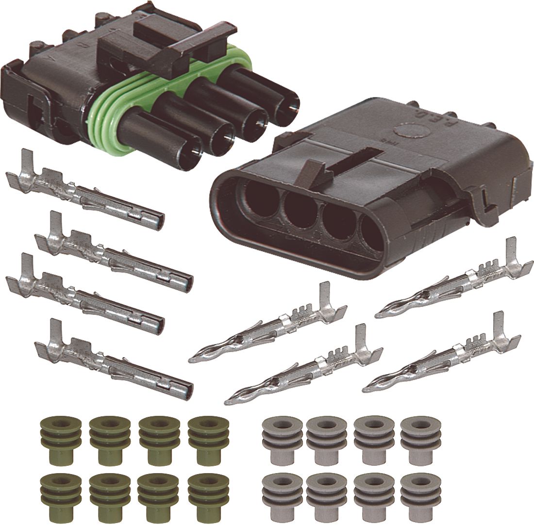 4-Way Inline Connection Kit 16-14 AWG – Kent Automotive