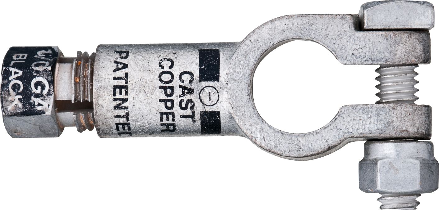 Compression Battery Terminal 1/0 AWG Negative – Kent Automotive