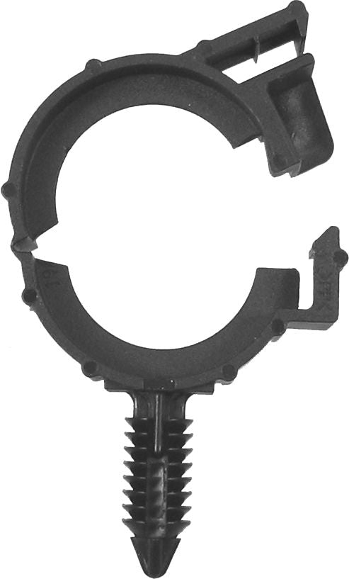 Convoluted Conduit Clip Plastic Black 19mm – Kent Automotive