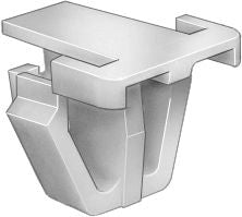 Body Side Molding Clip Nylon White 13.5 x 18mm – Kent Automotive