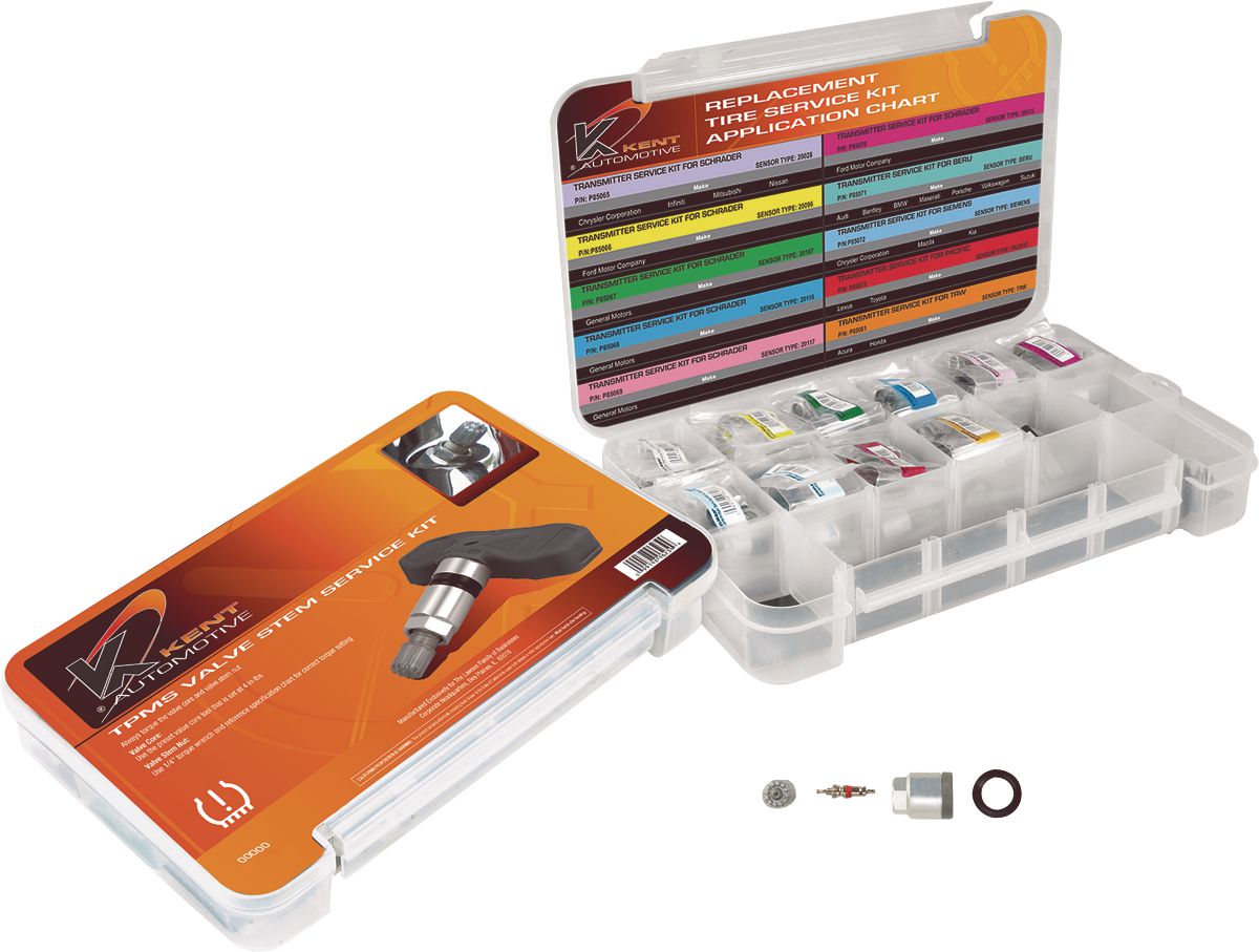 TPMS Service Kit with Application Chart – Kent Automotive