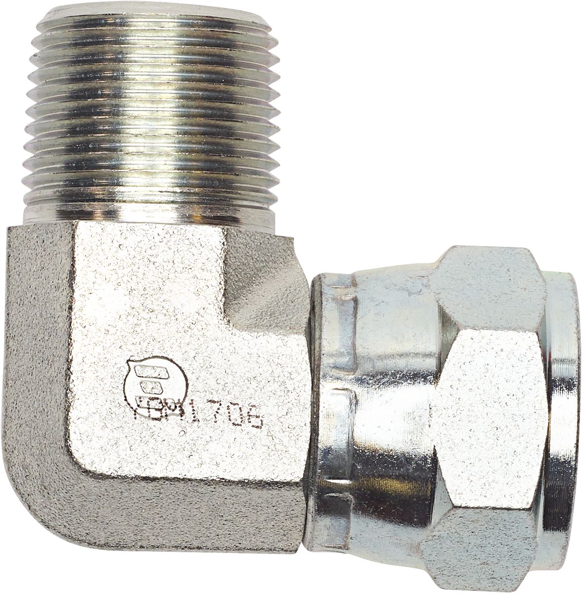 Hydraulic Adapters, 90° Elbow, Male NPTF X Female JIC Swivel – Kent ...