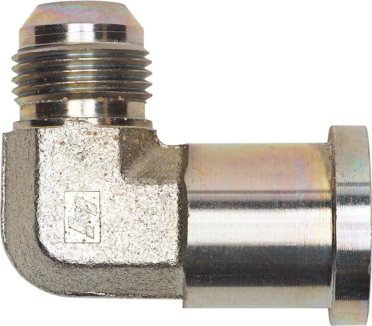 Hydraulic Adapters, 90° Elbow, Male JIC X SAE Code 61 Flange – Kent ...