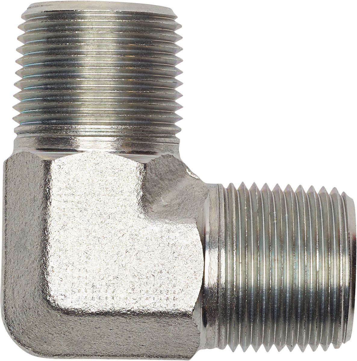 Hydraulic Adapters, 90° Elbow, Male NPTF X Male NPTF – Kent Automotive