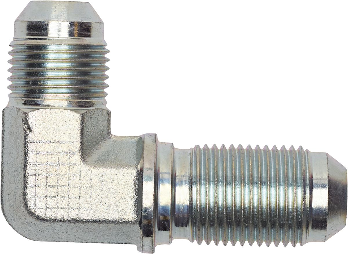 Hydraulic Adapters, 90° Elbow, Male JIC X Male JIC – Kent Automotive