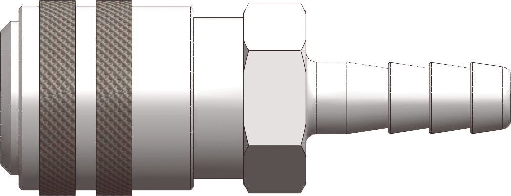 Coupler, Rectus 21, 1/8'' Body, 9mm Hose, Brass – Kent Automotive