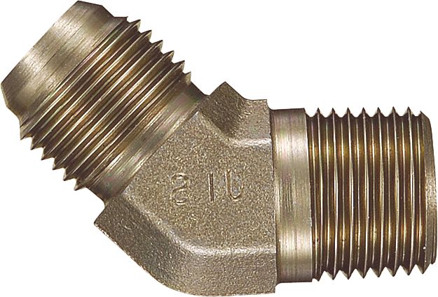 Hydraulic Adapters, 45° Elbow, Male JIS X Male BSPT – Kent Automotive